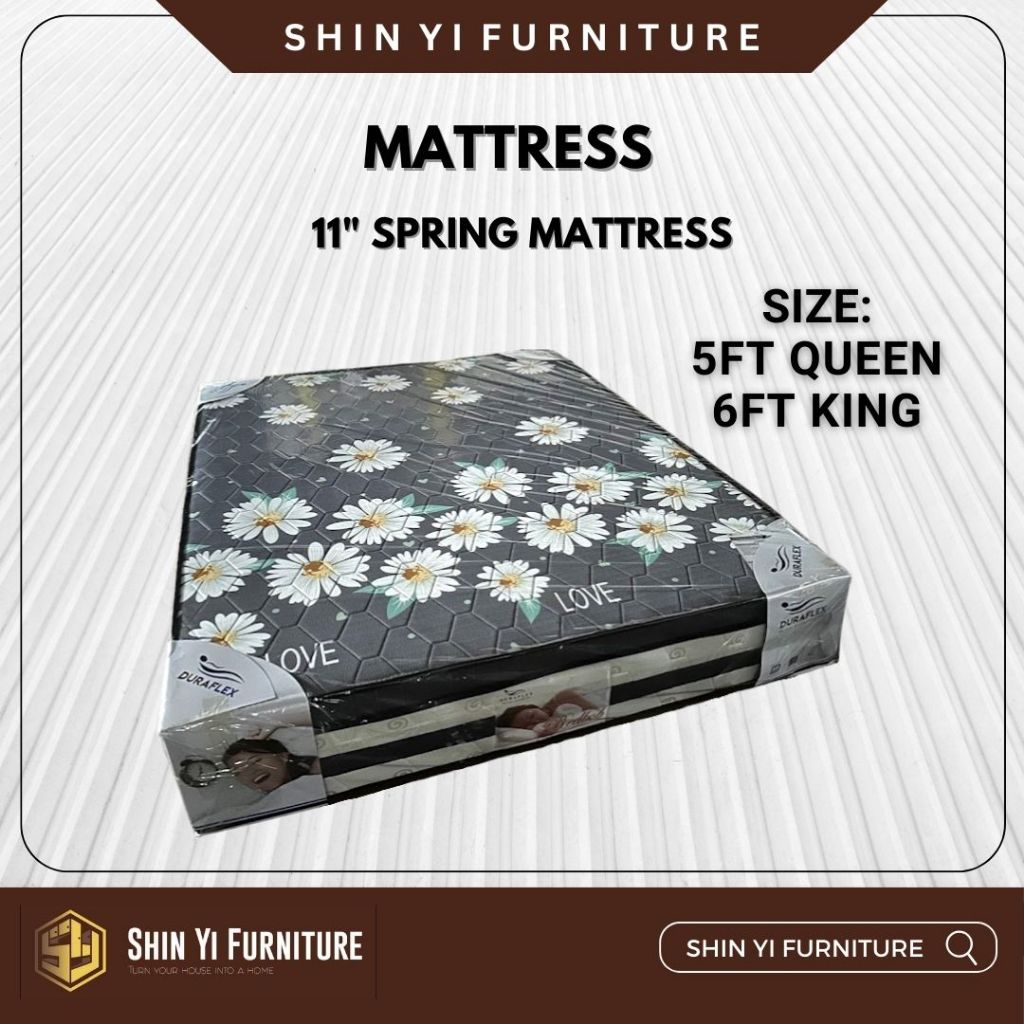 [SARAWAK] QUEEN KING Spring Mattress Tilam / 11 Inch Spring Mattress ...