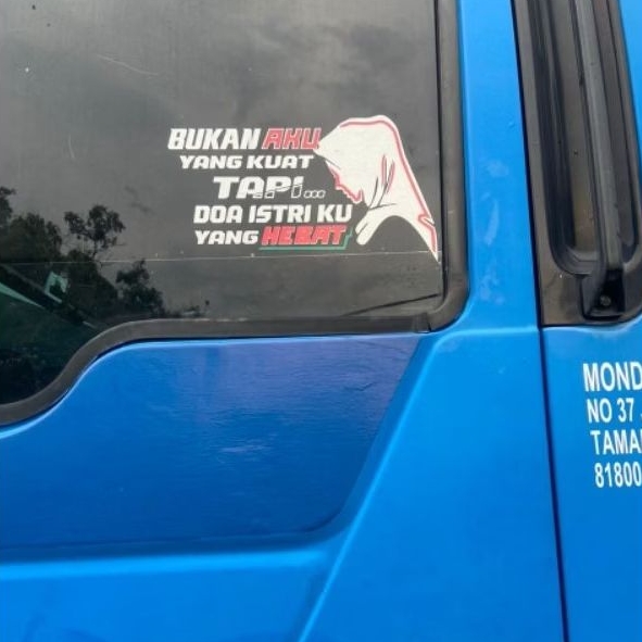 Sticker Car Lorry Doa Isteri Kiri Kanan | Shopee Malaysia