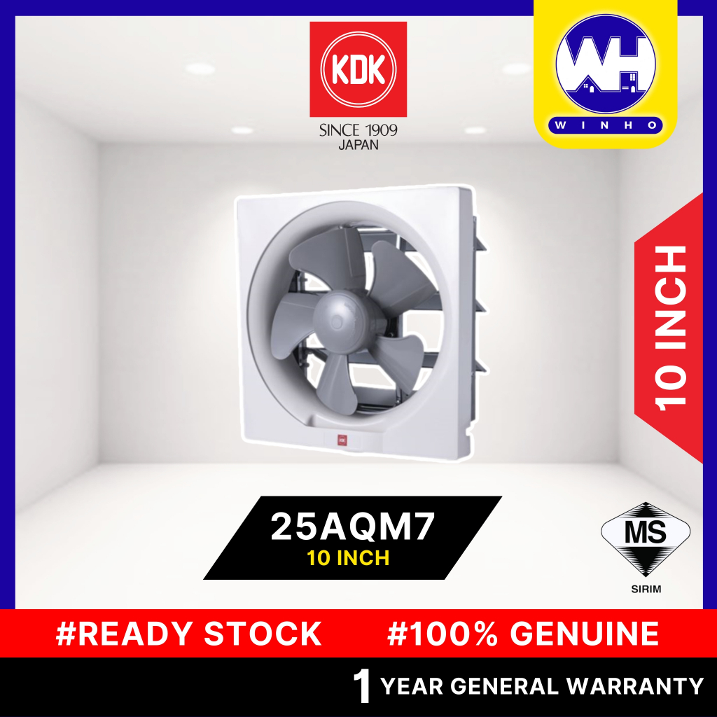 【READY STOCK】 KDK 25AQM7 Wall Mount Propeller Exhaust Fan / Ventilating ...