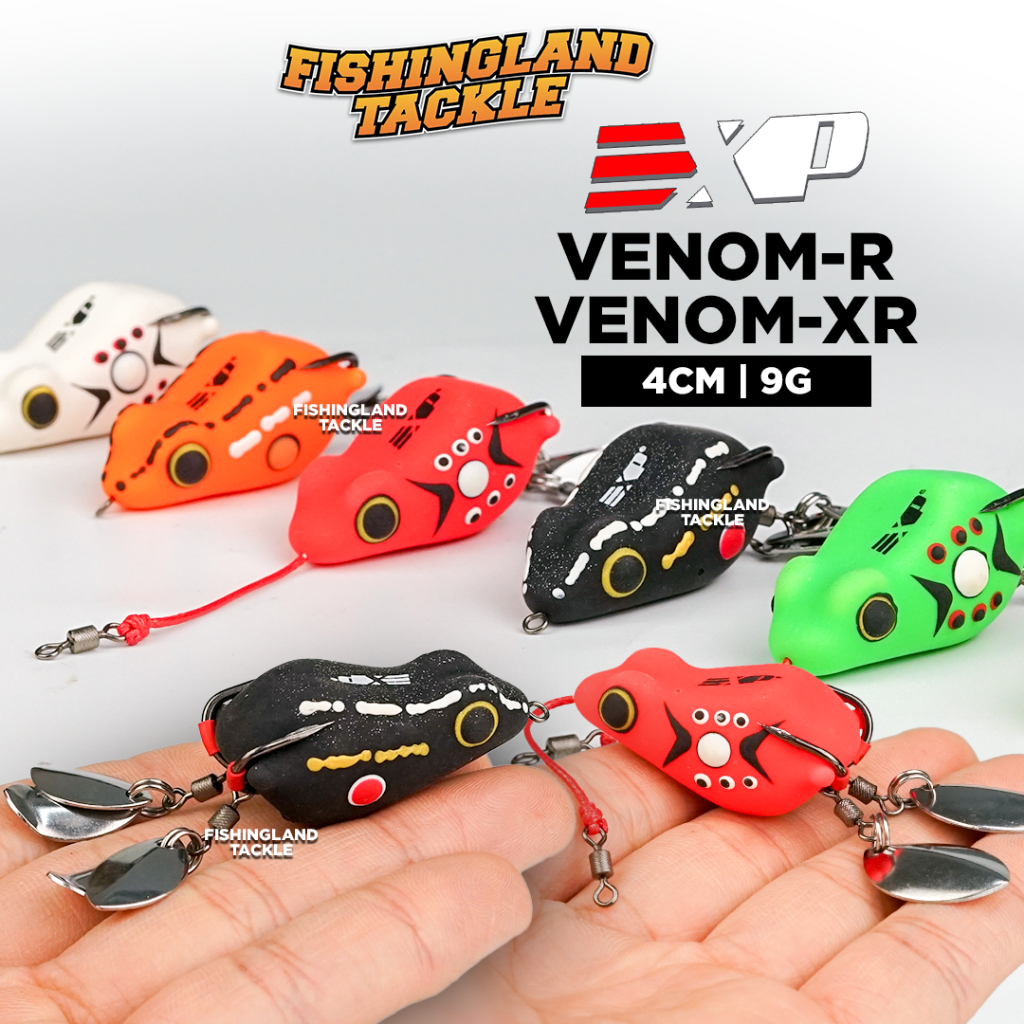 EXP Venom R / XR Soft frog | 4cm 9g Haruan Snakehead Bunga Bujuk Umpan ...