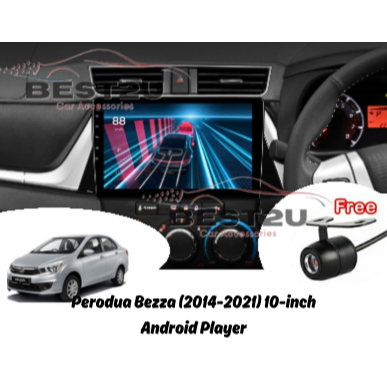 Android Player 10" Perodua Bezza 2014-2021 ☆FREE Reverse Camera ...