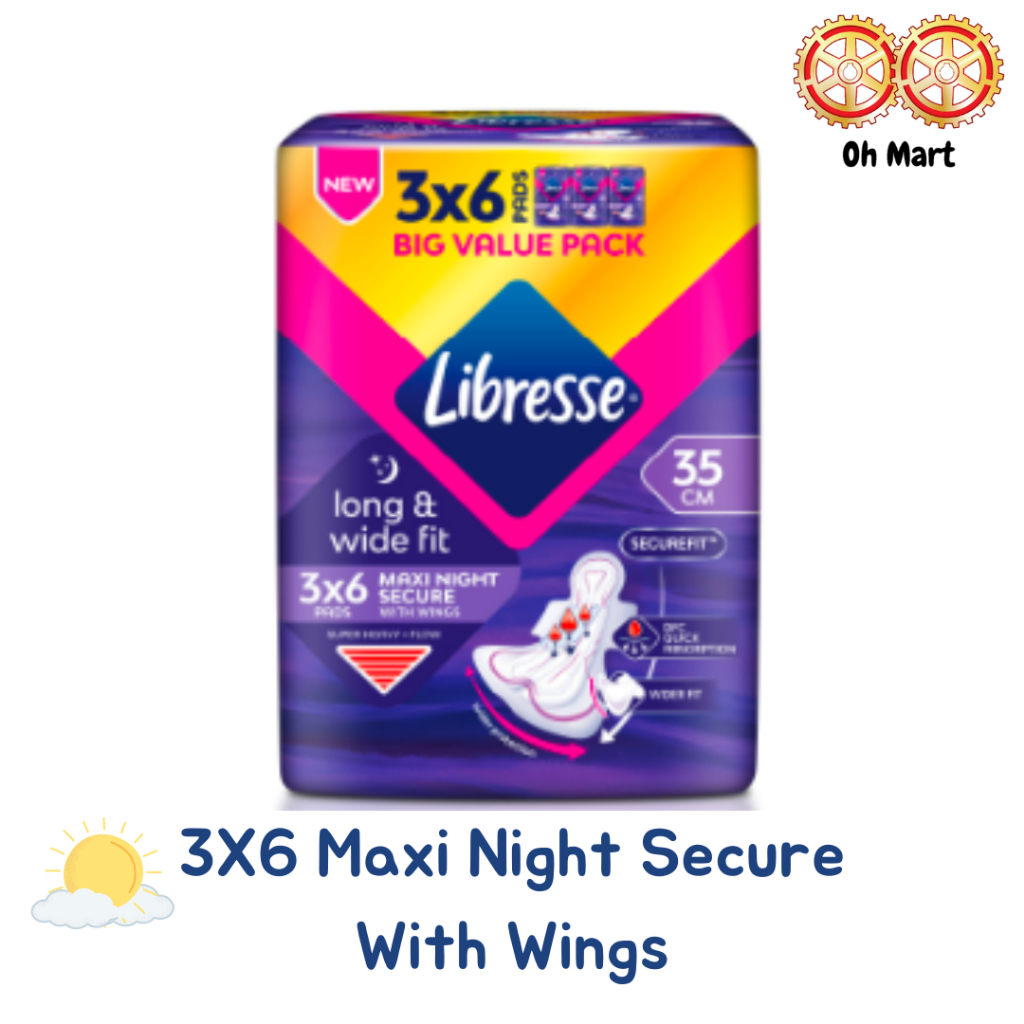 Libresse Big Value Pack Maxi Fit Pads | Shopee Malaysia