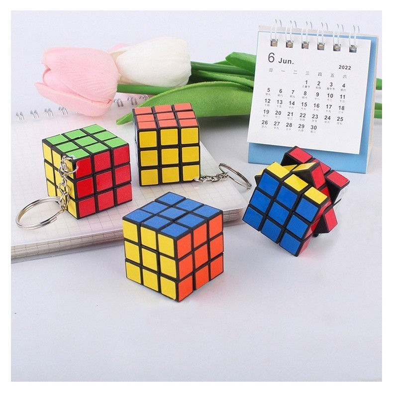 Puzzle Cube Magic Cube Keychain Rubic Cube (1pcs) | Shopee Malaysia