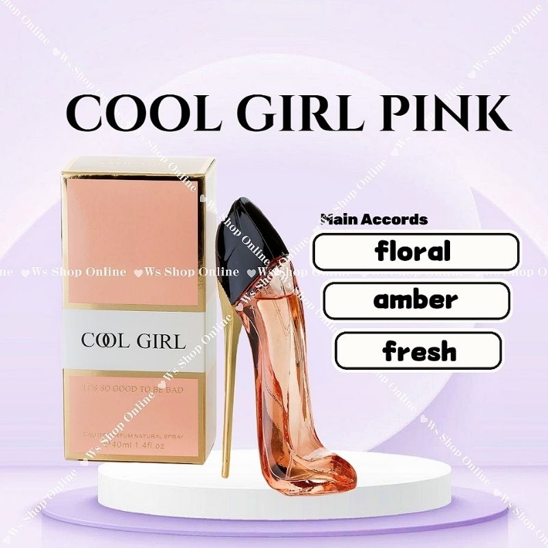 40ML Perfume Cool Girl / Minyak Wangi Kasut Eau De Perfume Ready Stock ...