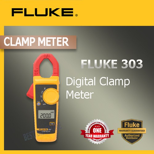 Fluke 303 Clamp Meter 600A AC (Original) | Shopee Malaysia