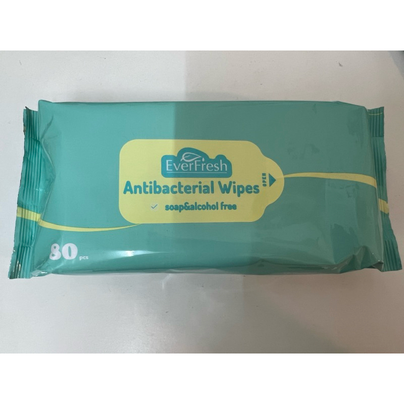 Everfresh Antibacterial Wipes 80pcs ( Free from Soap & Alcohol ...