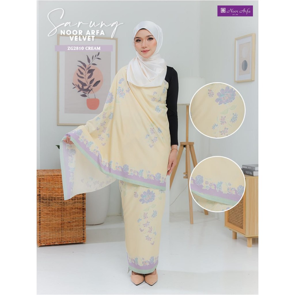 BATIK SARUNG NOOR ARFA VELVET | Shopee Malaysia