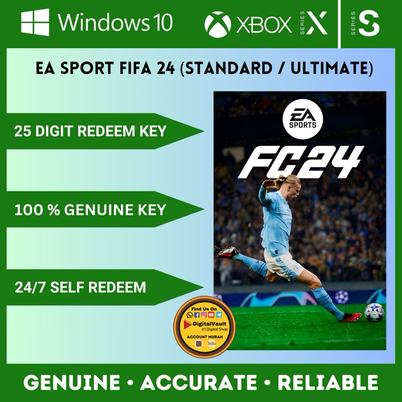 [REDEEM CODE | SELF REDEEM] EA Sport FIFA 24 Standard Edition ...