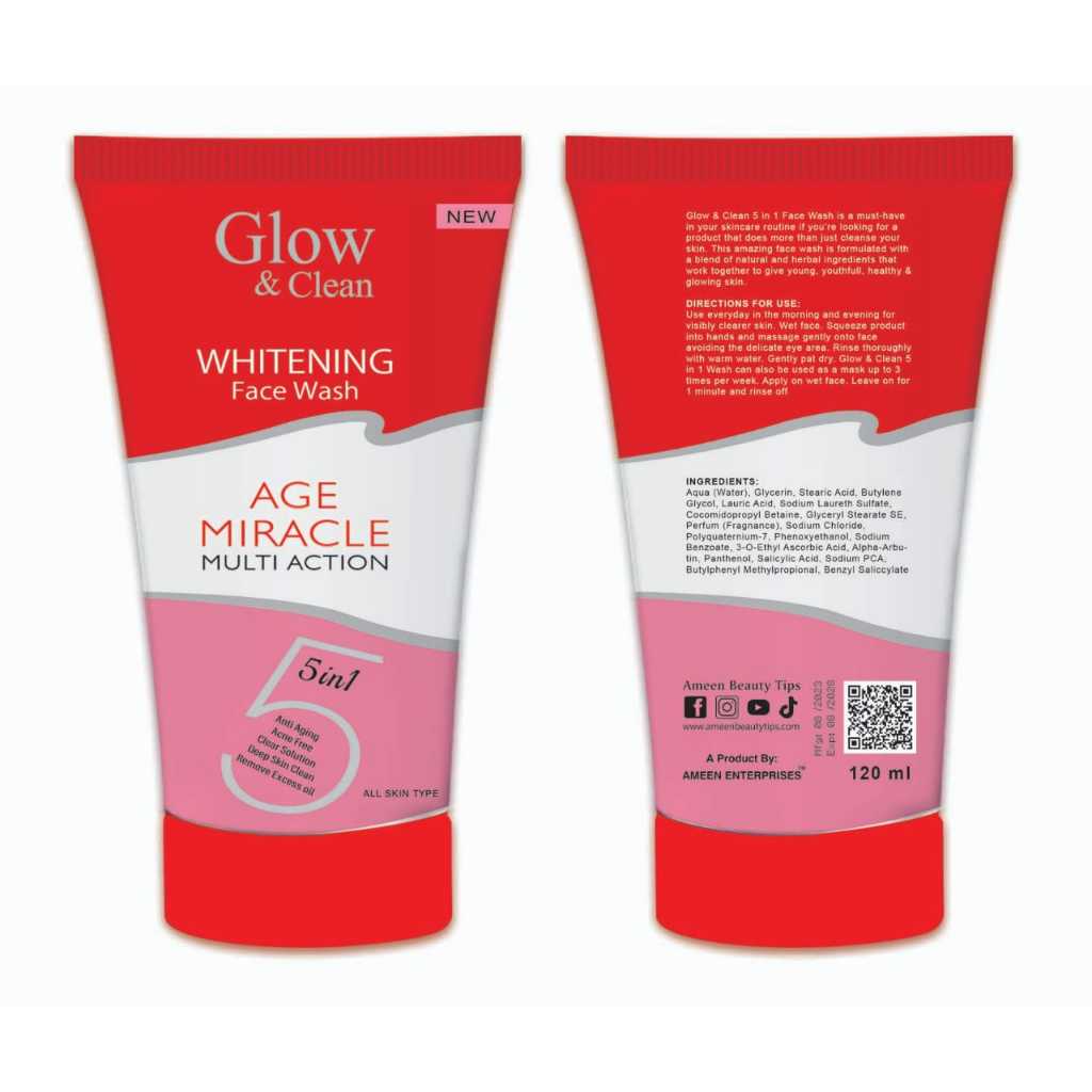 Glow & Clean Whitening Face Wash | Shopee Malaysia