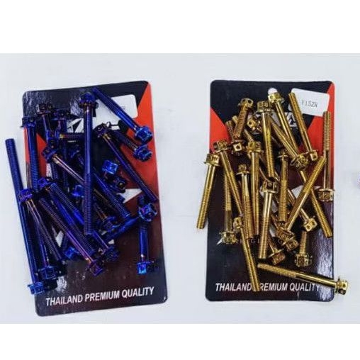 Yamaha Y15ZR Y15 Y16 R15 MT15 / LC135 Engine Screw Left & Right Set ...