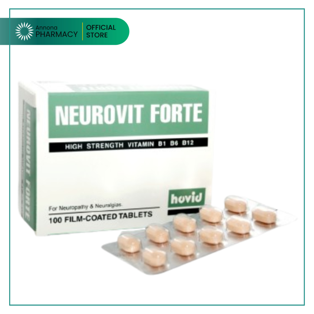 HOVID Neurovit Forte Vitamin B1,B6,B12 ( 1 strip ) | Shopee Malaysia