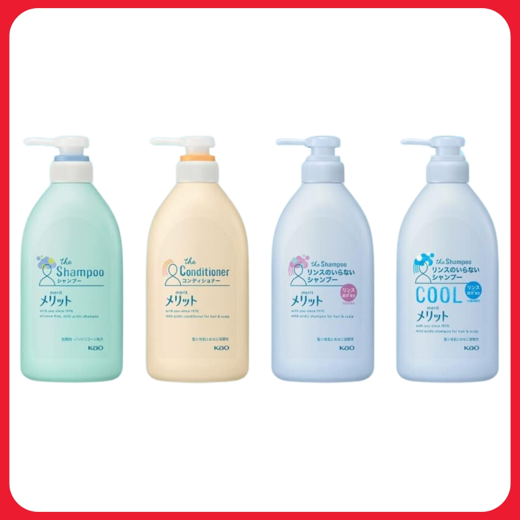 KAO MERIT SHAMPOO & CONDITIONER, Ship From Japan | Shopee Malaysia