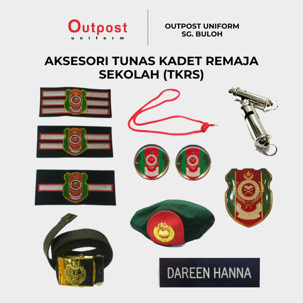 TKRS TUNAS KRS AKSESORI PELAJAR SEKOLAH RENDAH- Kolar Poket Tali ...
