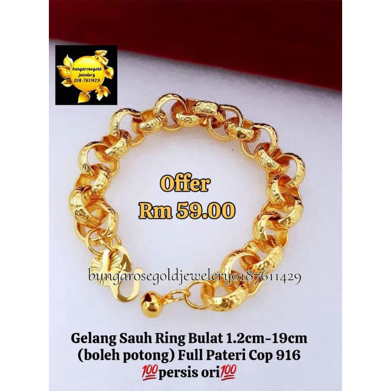 💥Gelang sauh ring bulat💥cop916 | Shopee Malaysia