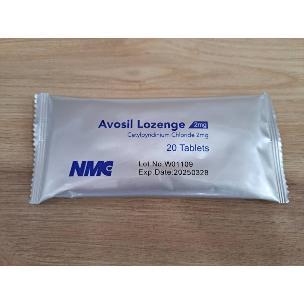 AVOSIL LOZENGES 20S [SORETHROAT] (cetylpyridinium chloride 2mg ...