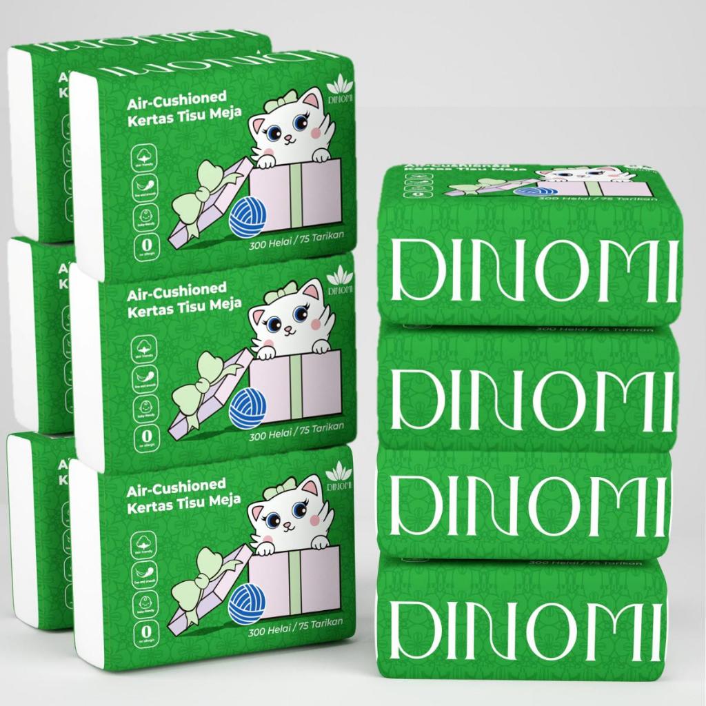 Dinomi [28 Packs] (Cute Table Tissue) Bamboo Tissue /Soft Facial Tisu ...