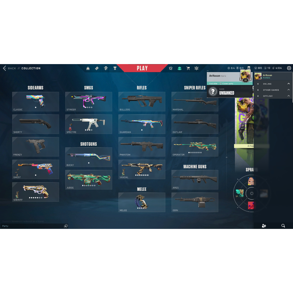 SEA REGION | APAC REGION |【VALORANT ACCOUNT WITH PREMIUM SKINS】|【Quick ...