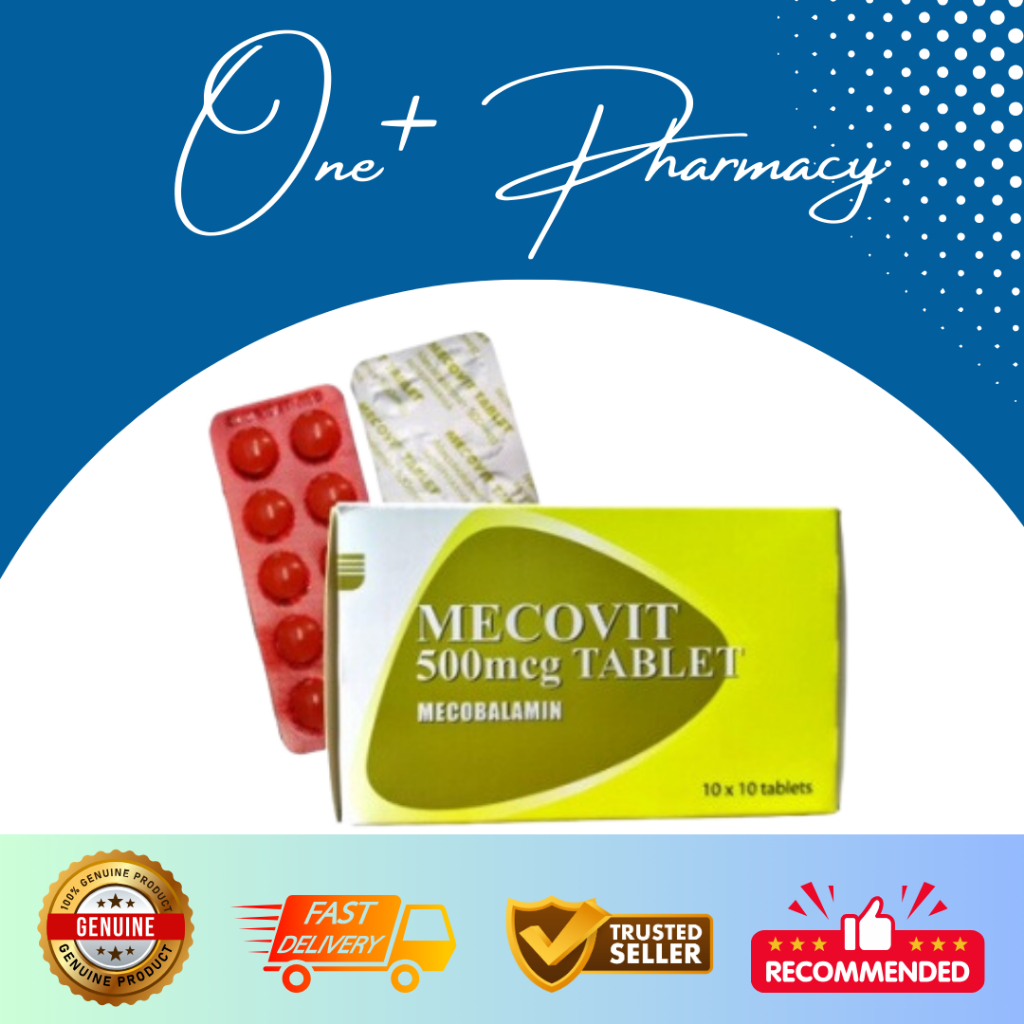 Mecovit 500mcg tab 100's (1box)(Mecobalamin) Vitamin urat | Shopee Malaysia