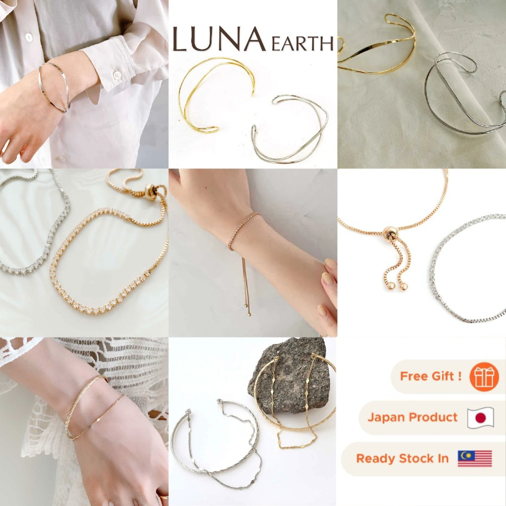 [Japan Import | MY Ready Stock] Luna Earth Women Metal Bracelet - Wave ...