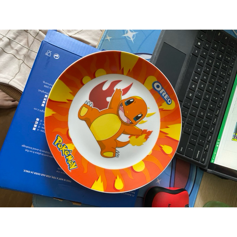 Pokémon x Oreo Ceramic Plate Charmander | Shopee Malaysia