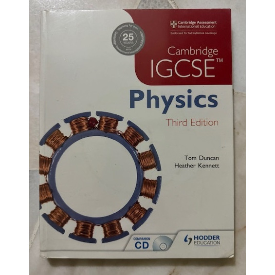 Cambridge IGCSE Physics Student Book 3rd Edition - Hodder Education (with companion CD) | Shopee ...