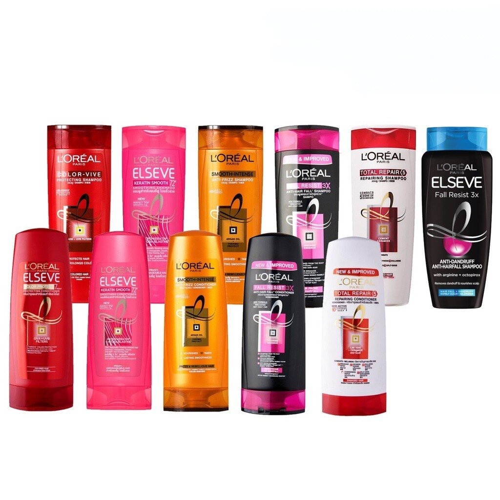 Loreal Paris Elseve Shampoo / Conditioner 280ML | Shopee Malaysia