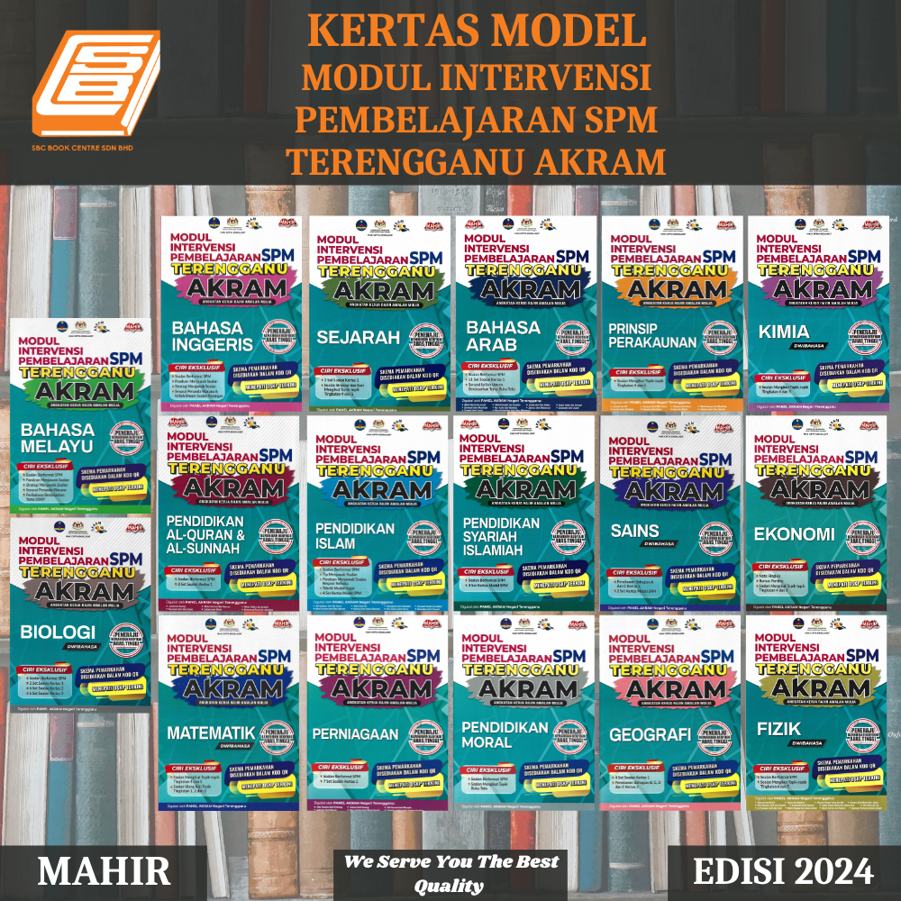 [SBCB] Kertas Model : Modul Intervensi Pembelajaran SPM Terengganu AKRAM ( Mahir ) | Shopee Malaysia