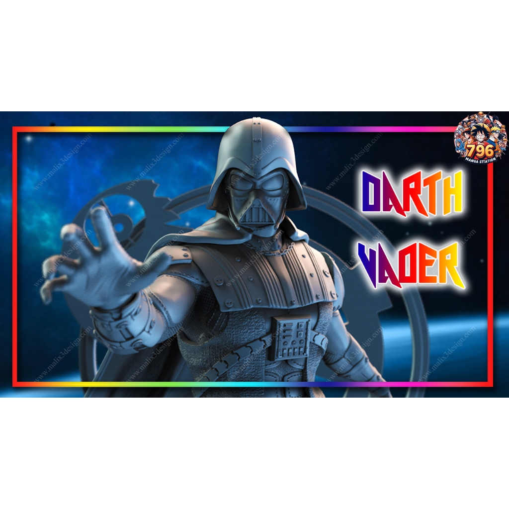 Darth Vader 》3D STL File for PLA ABS Filament and Resin 3D Printer ...