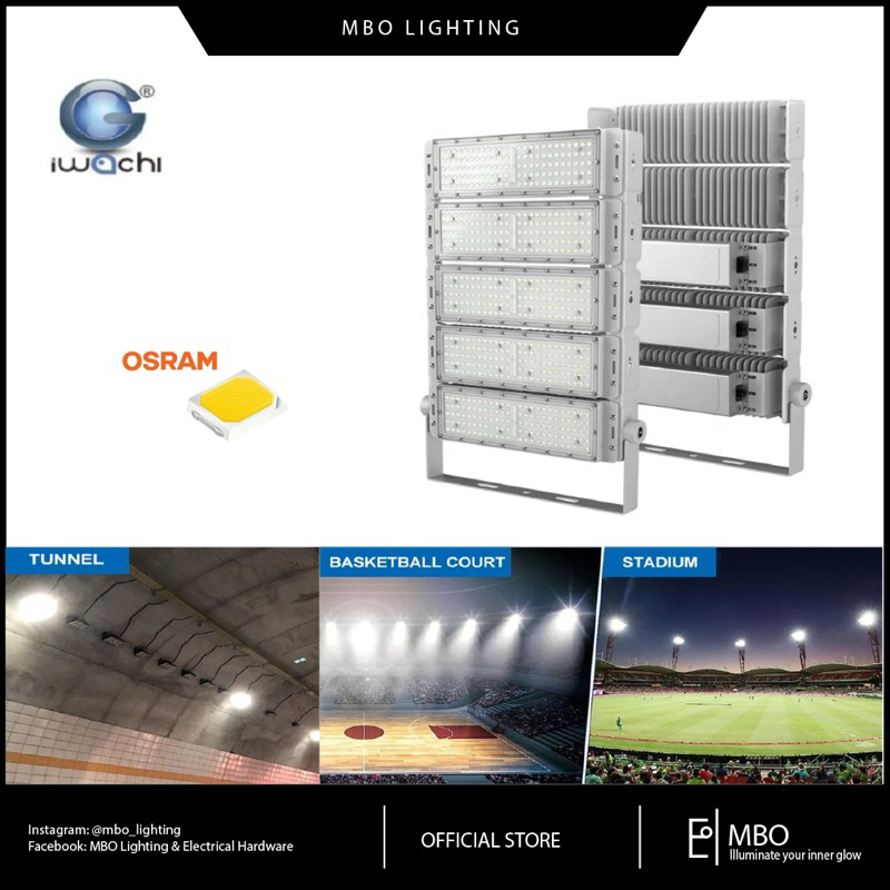 IWACHI LED Modular Flood Light 500w SMD II Flood Light | Shopee Malaysia