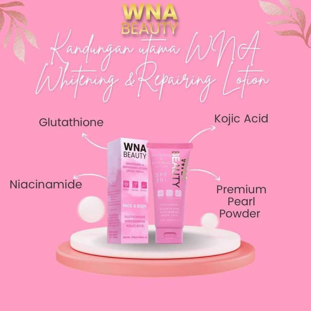 WNA BEAUTY WHITENING FACE AND BODY LOTION SPF50 100ml WNA BLANCING ...