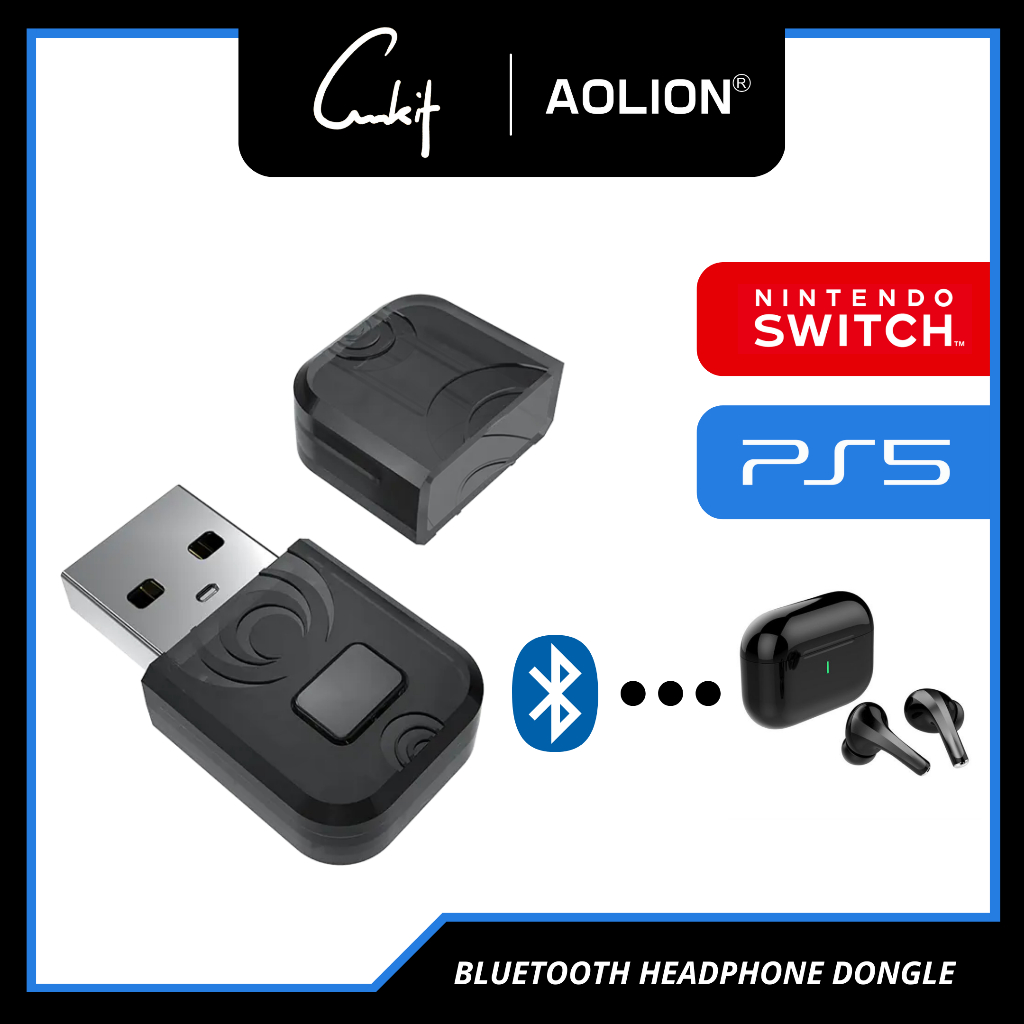 25.08 SALE 】AOLION Wireless Bluetooth Adapter Connect Earpuds Bluetooth ...
