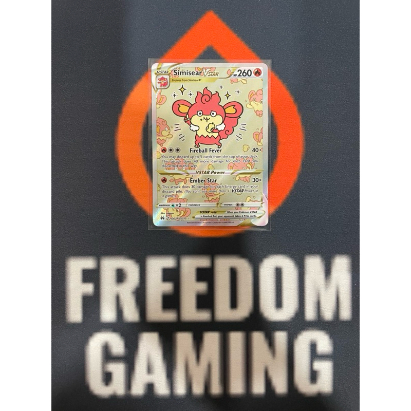 Pokemon TCG Crown Zenith - Simisear VSTAR (Mint) | Shopee Malaysia