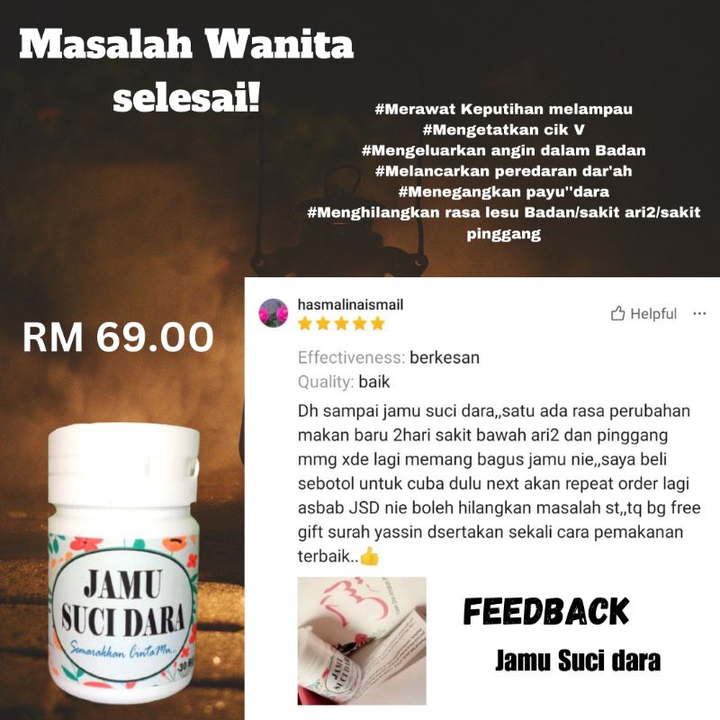 🔥Jamu untuk Wanita KETAT PADAT MANTAP 🔥🔥🔥 | Shopee Malaysia