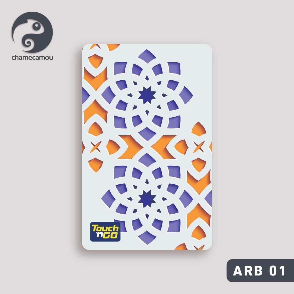 Arabesque - Sticker For Touch n Go Card TnG NFC eWallet Access Card ...