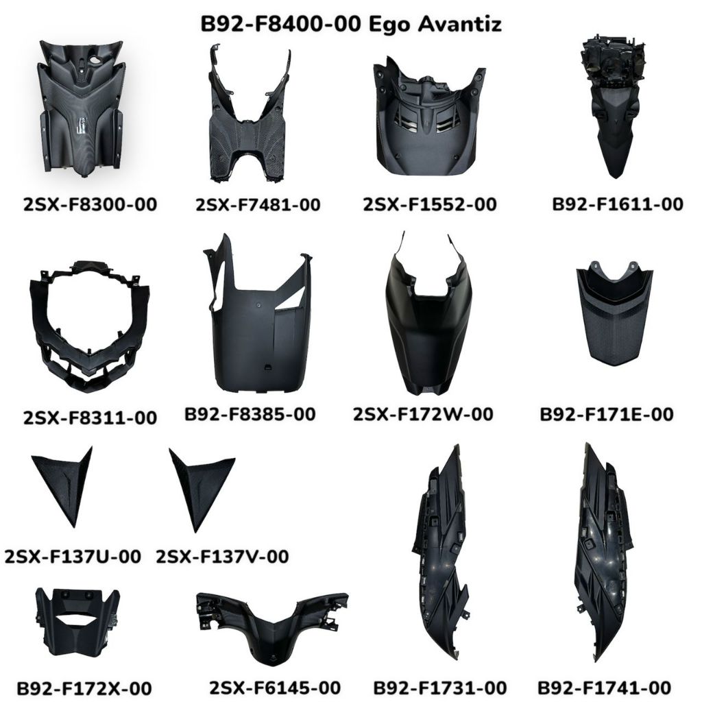 B92-F8400-00 YAMAHA EGO AVANTIZ INNER COVER PANEL ORIGINAL HLY COVERSET ...