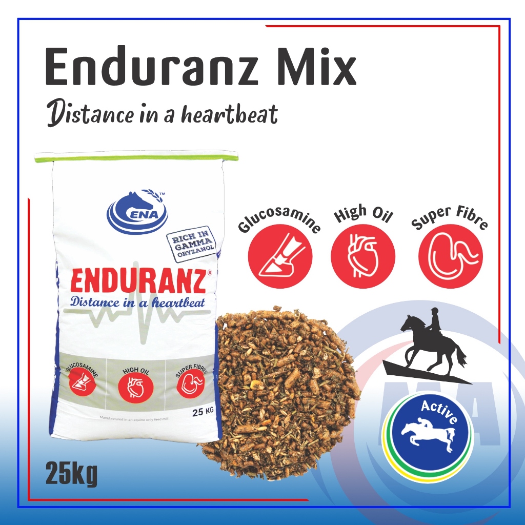 MA Enduranz horse feed 25kg / Makanan Kuda 25kg - Distance in heartbeat ...