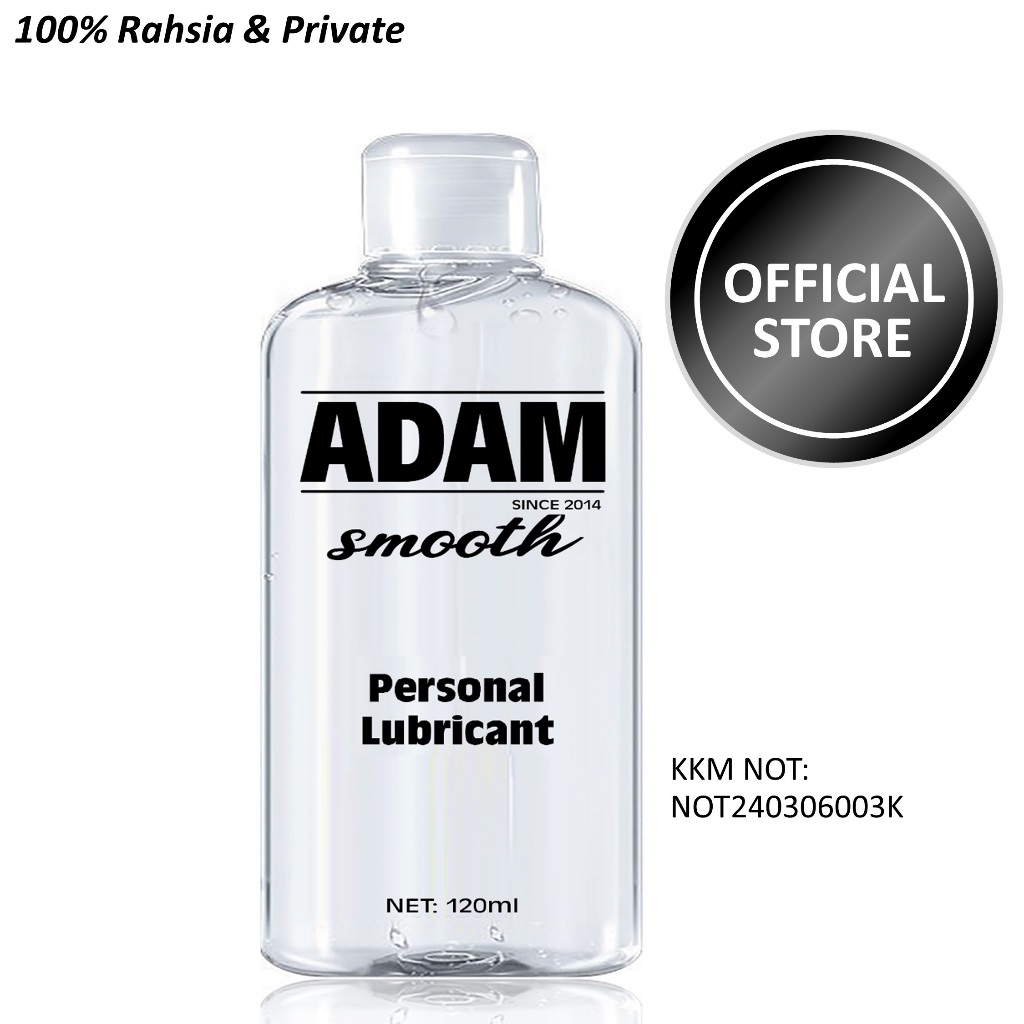 Adam Smooth lubricant lube pelincir seks lubricant sex gel sexual ...