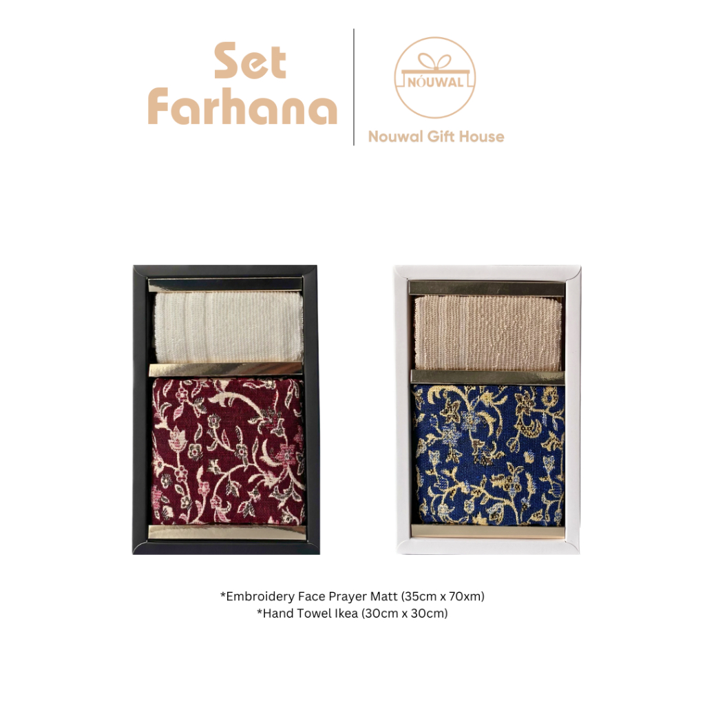SET FARHANA Sejadah Tenun Saiz Muka Tuala Tangan Ikea Kotak Exclusive ...
