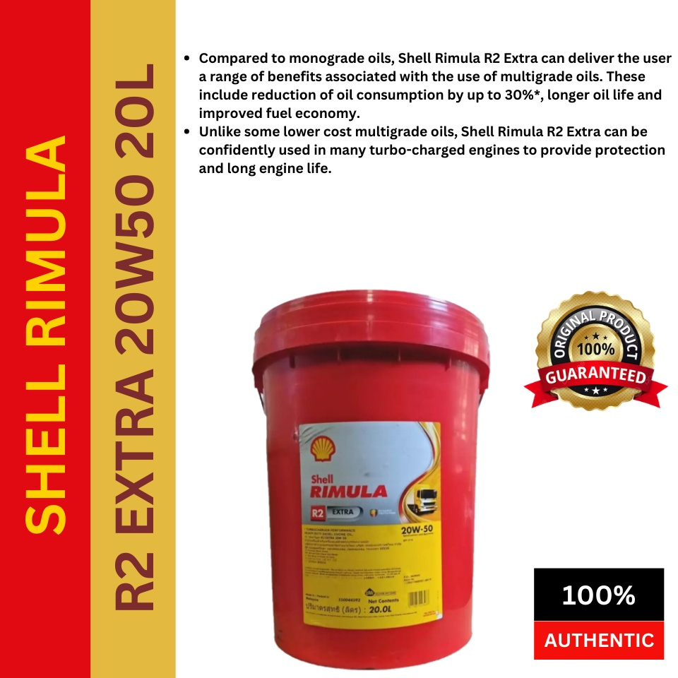 550044592 SHELL RIMULA R2 20W-50 20L OFFER | Shopee Malaysia