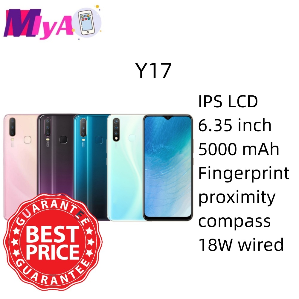 Vivo Y17 - 6GB RAM 128GB ROM - 6.35 inch | Helio P35 (12nm) | 5000 mAh ...