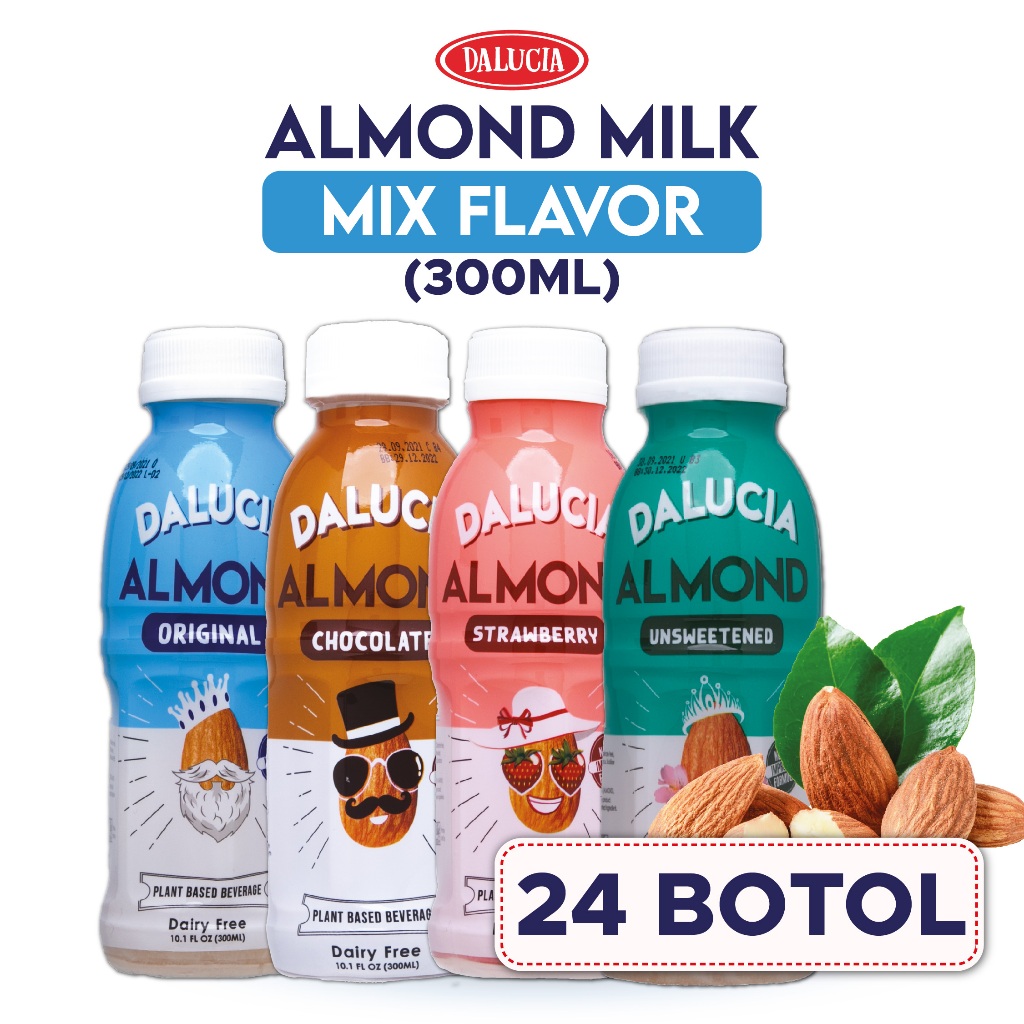 Dalucia Almond Milk Almond Milk Susu Badam Combo Pack (Original ...