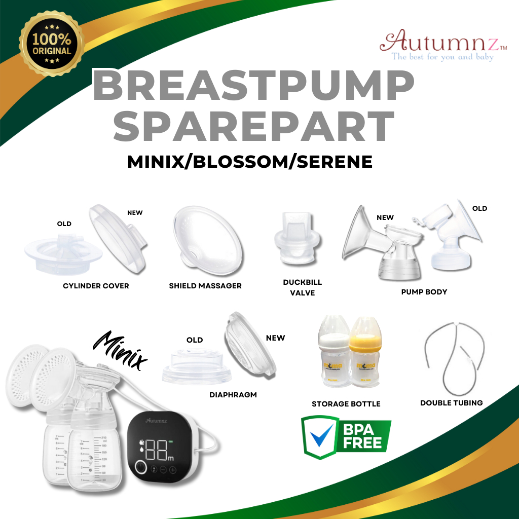 AUTUMNZ BREASTPUMP SPAREPART MINIX/SERENE/BLOSSOM (Valve / Diaphragm ...
