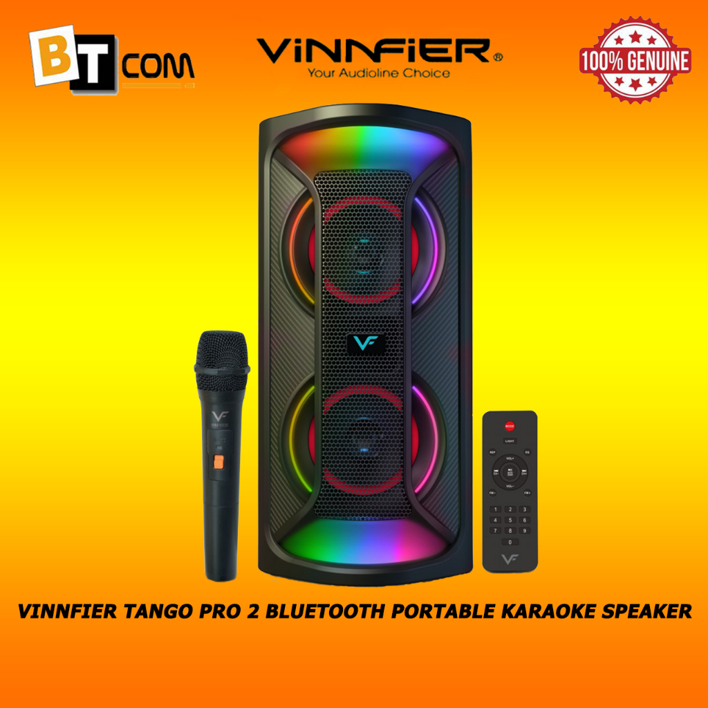 Vinnfier Tango Pro 2 Bluetooth Portable Karaoke Speaker | Shopee Malaysia
