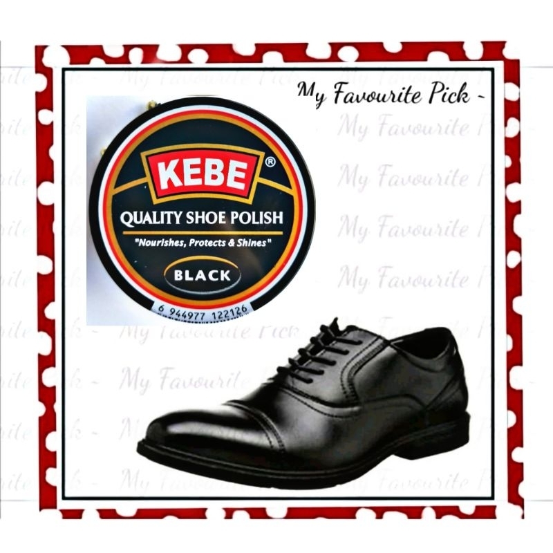 KEBE shoe polish black color 50ml (Box/12 pcs) | Shopee Malaysia