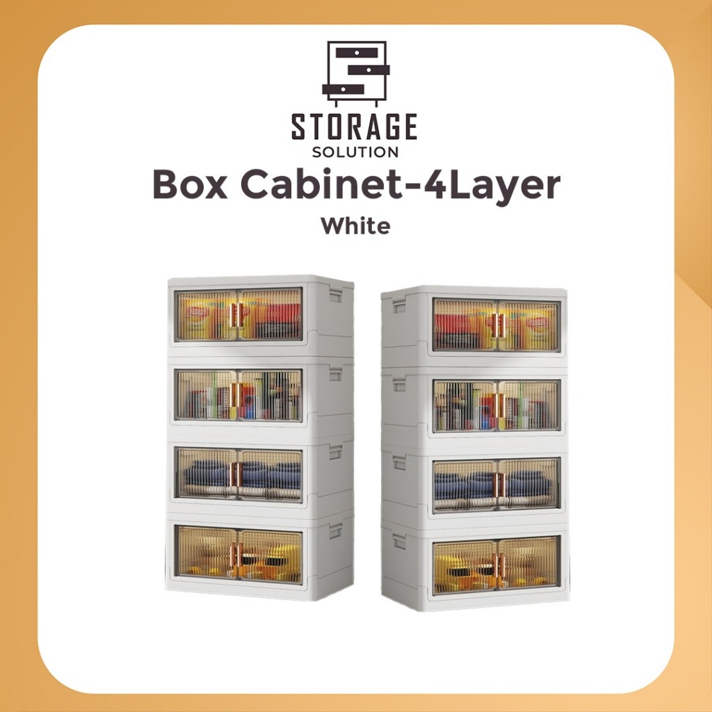 [𝐒𝐭𝐨𝐫𝐚𝐠𝐞.𝐒] 4 Layer Multipurpose Simple Stackable Foldable Easy ...