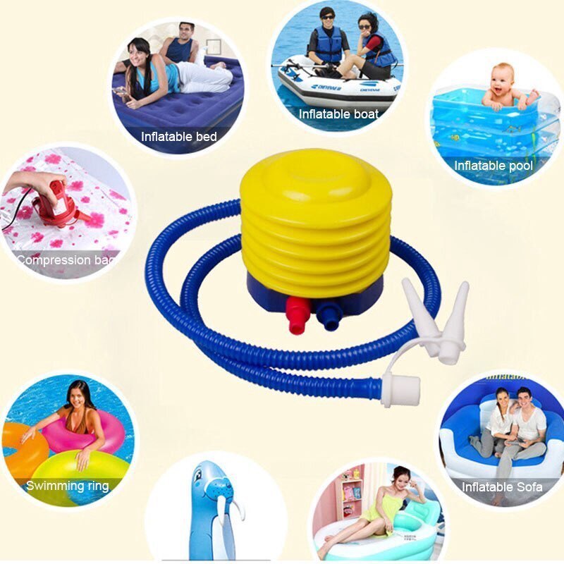 Portable Inflatable Manual Hand And Foot Leg Air Pump Inflator | Shopee ...