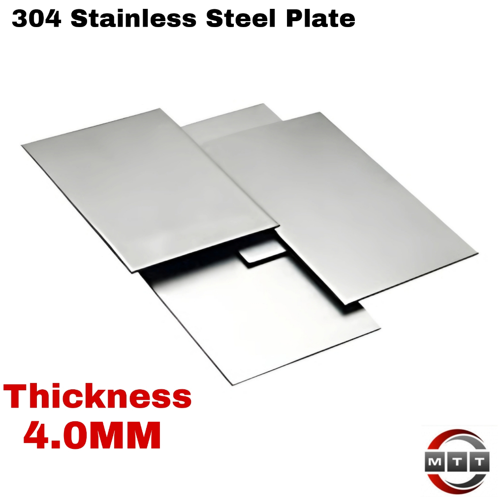 Stainless steel 304 plate 4.0MM UNPOLISHED | Shopee Malaysia