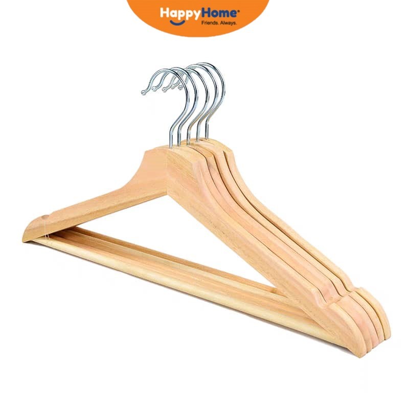 40282 WOODEN HANGER HIGH QUALITY KOREAN STYLE/ PENYANGKUT BAJU KAYU ...