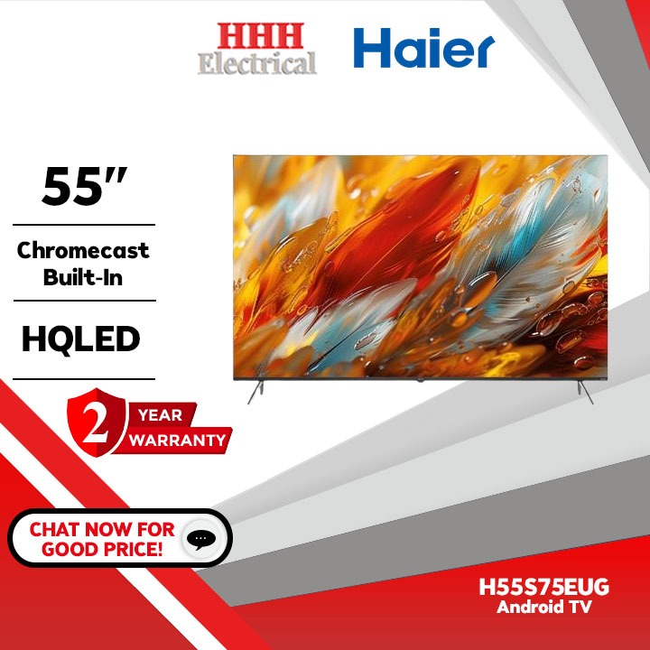 Haier S75E HQLED 4K HDR Android TV H50S75EUG 50" | H55S75EUG 55 ...