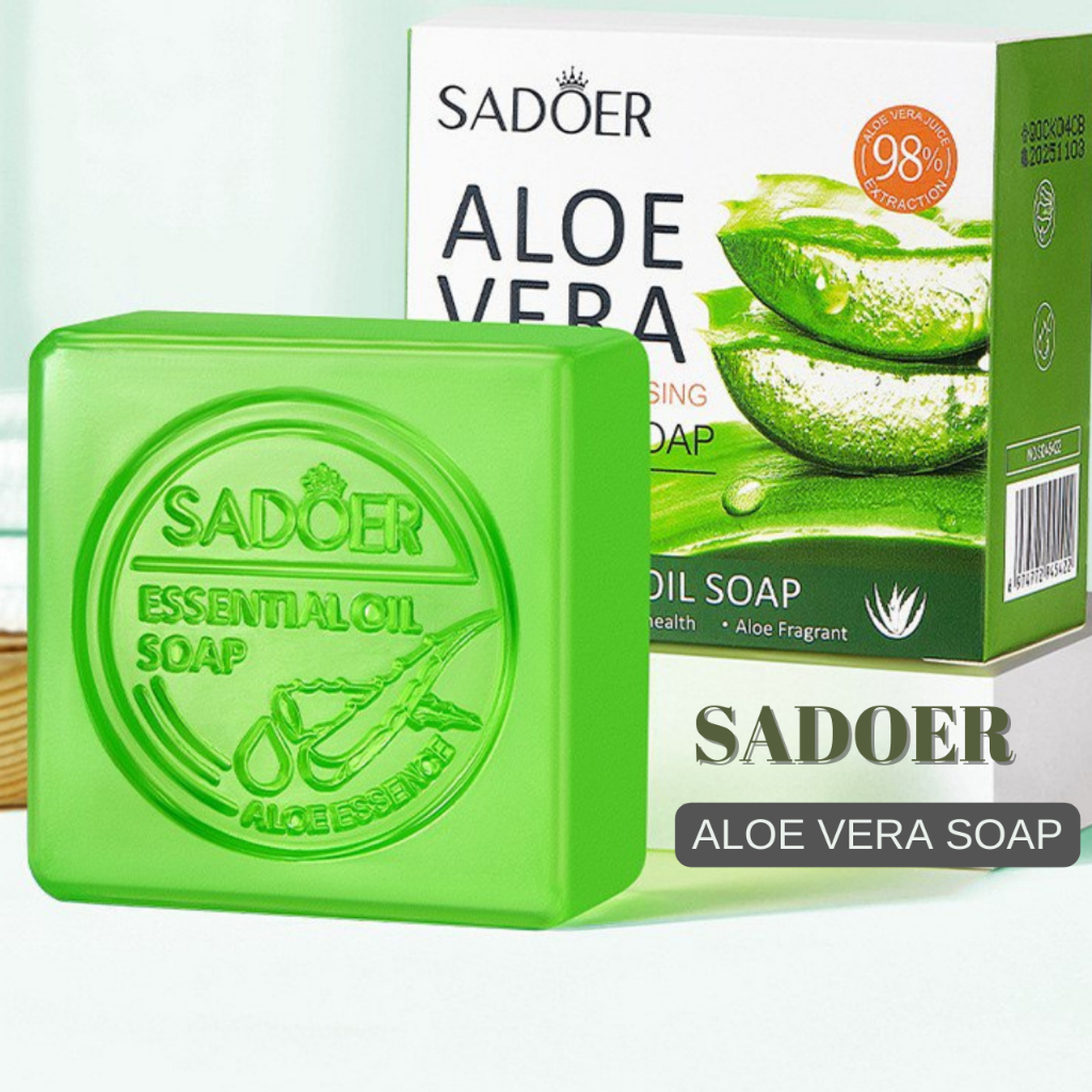 SADOER ALOE VERA NATURAL ESSENTIAL SOAP 100G (SD45422) | Shopee Malaysia